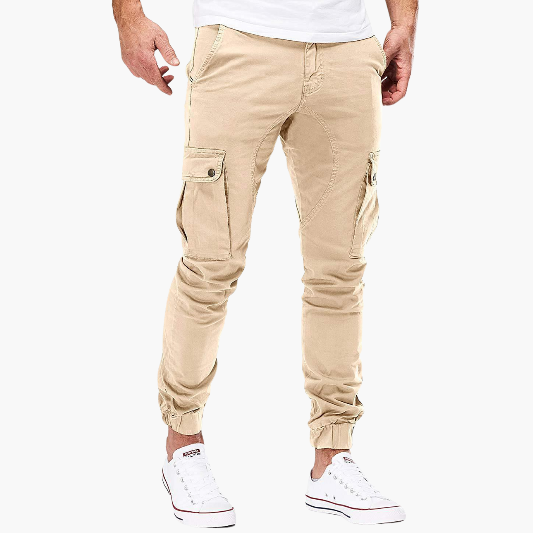 Comfortable Cargo Pants with Side Pockets - Men's Casual Pants – Vanderwah
